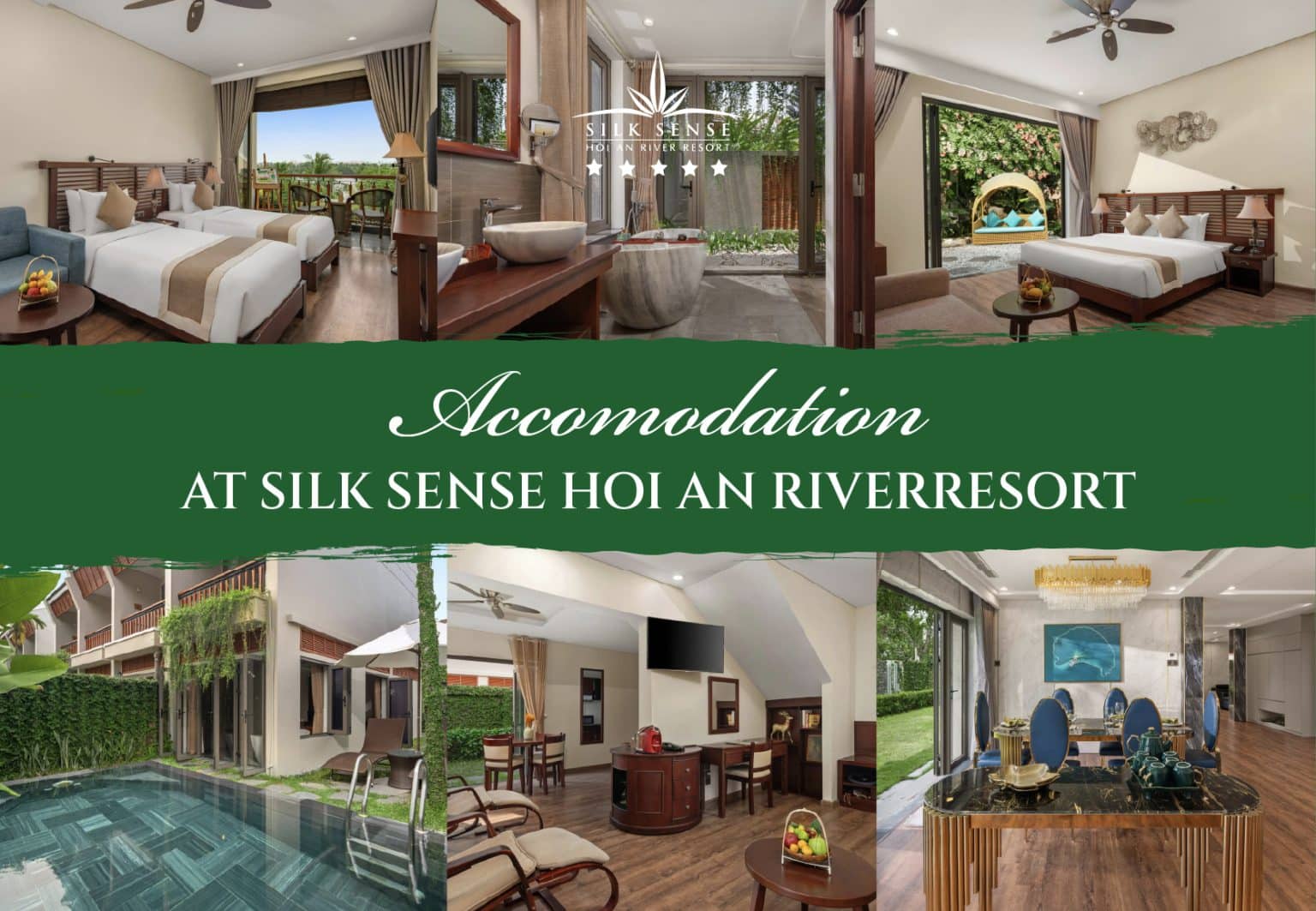 Best accommodation at the 5-Star Silk Sense Hoi An River Resort - Silk Sense Hoi An River Resort